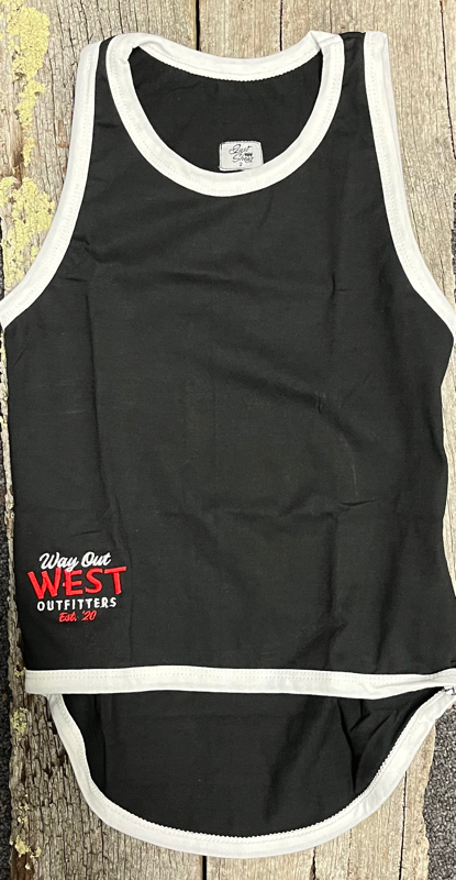 Shearing singlets White Trim | Way Out West Outfitters